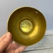 Vintage Cairo Ware Brass Bowl, Inlaid Silver and Copper Metal Details ...