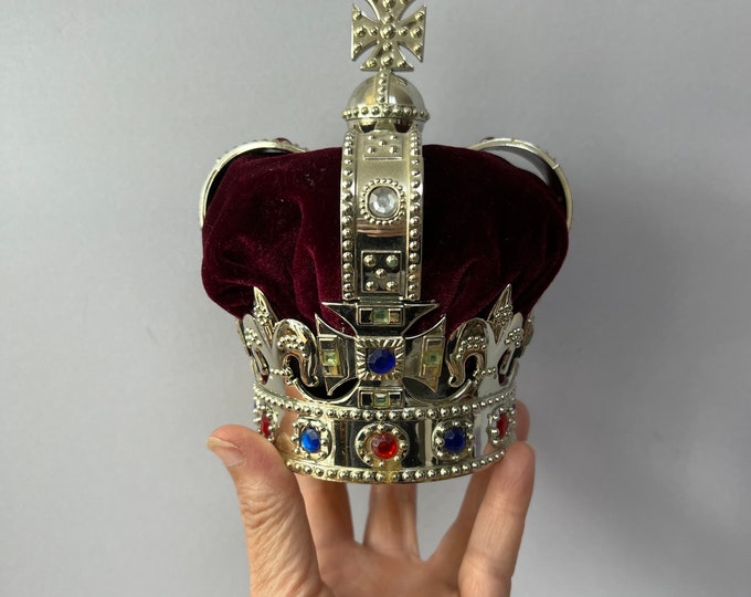 Unusual Miniature, Small Model Royal Crown, Commemorative Souvenir ...