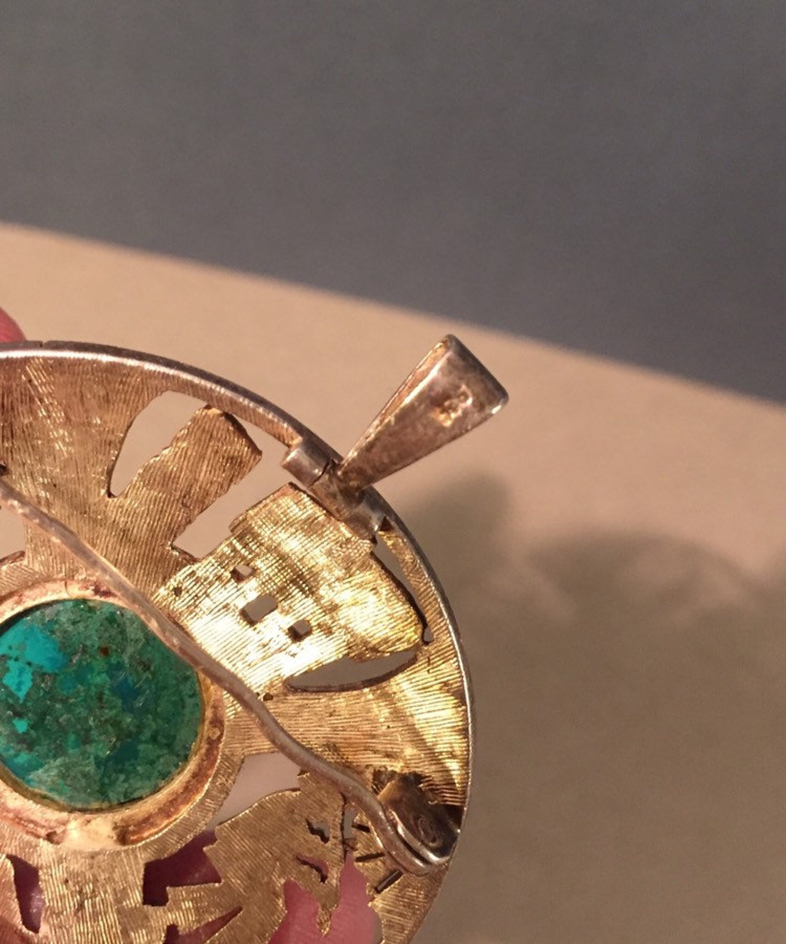 Vintage South American Peruvian Pierced Silver Brooch / - Etsy UK