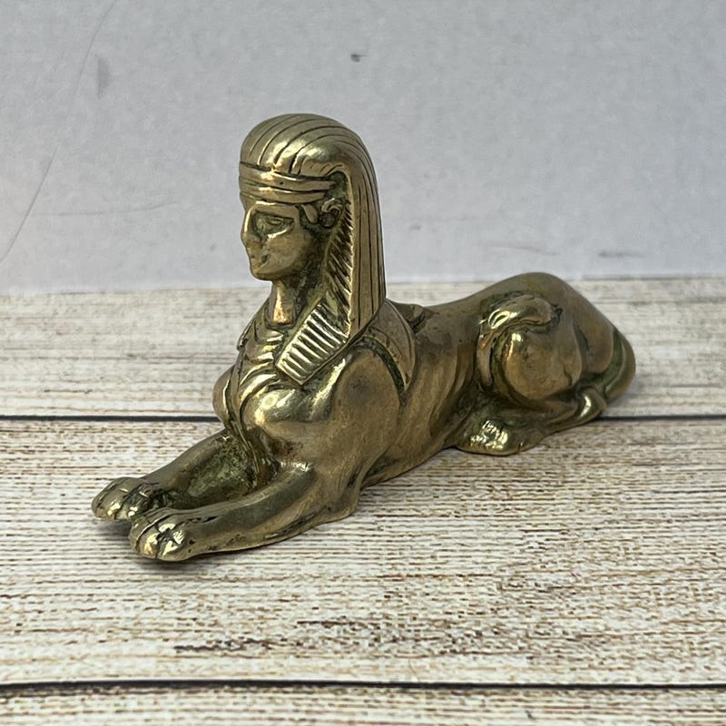 Brass Sphinx - Etsy