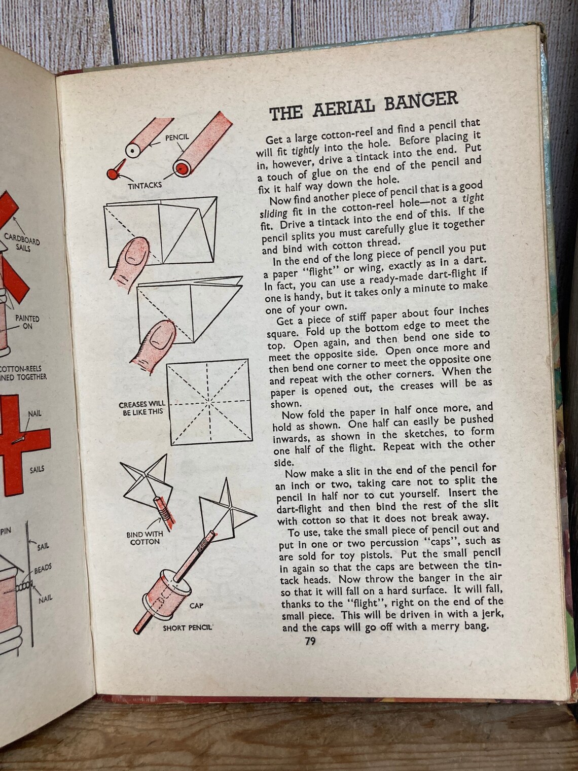 Vintage Children’s Book, ‘the Pleasure Book for Boys and Girls ...