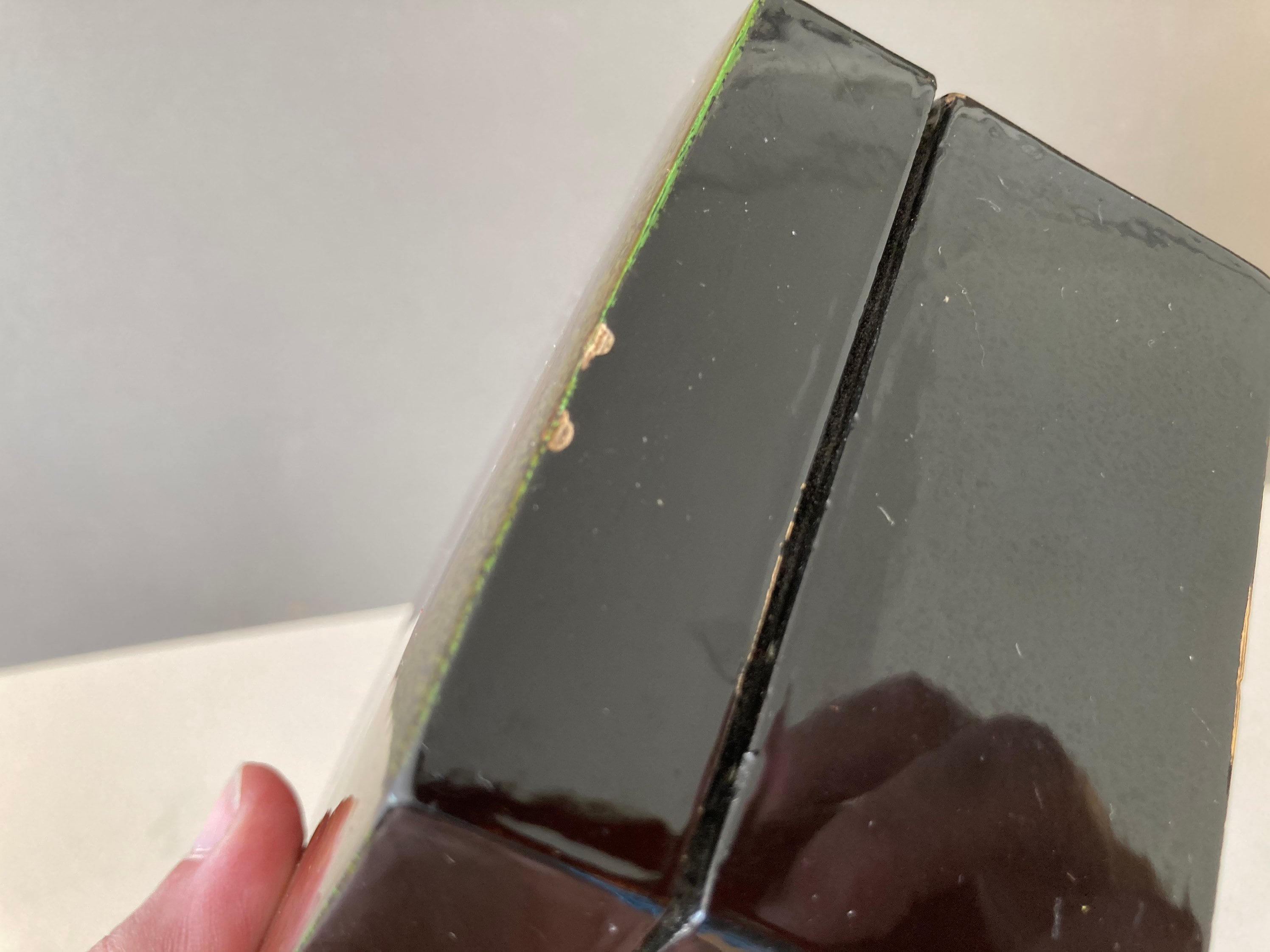 Vintage Chinese Lacquered Papier Mache Box Hexagonal Phoenix | Etsy UK