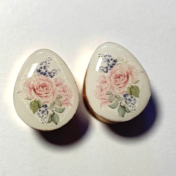 Rose Plugs - Etsy