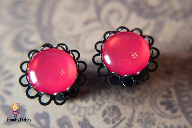 Gorgeous and Elegant Pink Hider Plugs 2g 6mm 0g 8mm 00g - Etsy