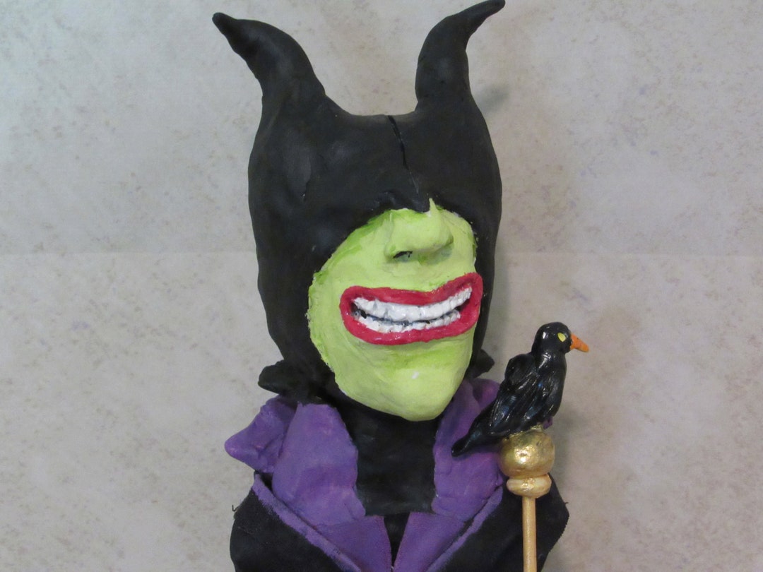 Maleficent - Peculiar Peeps Collection - Doll - Disney Villain by Sherry Harrison - Etsy