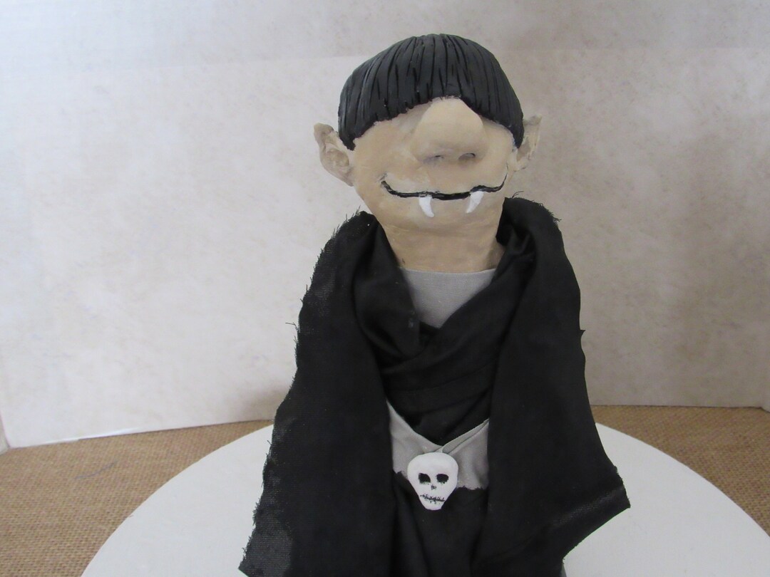 OOAK Peculiar Peeps - Little Vinny Vampire- Hand Sculpted Vampire by Sherry Harrison - Etsy