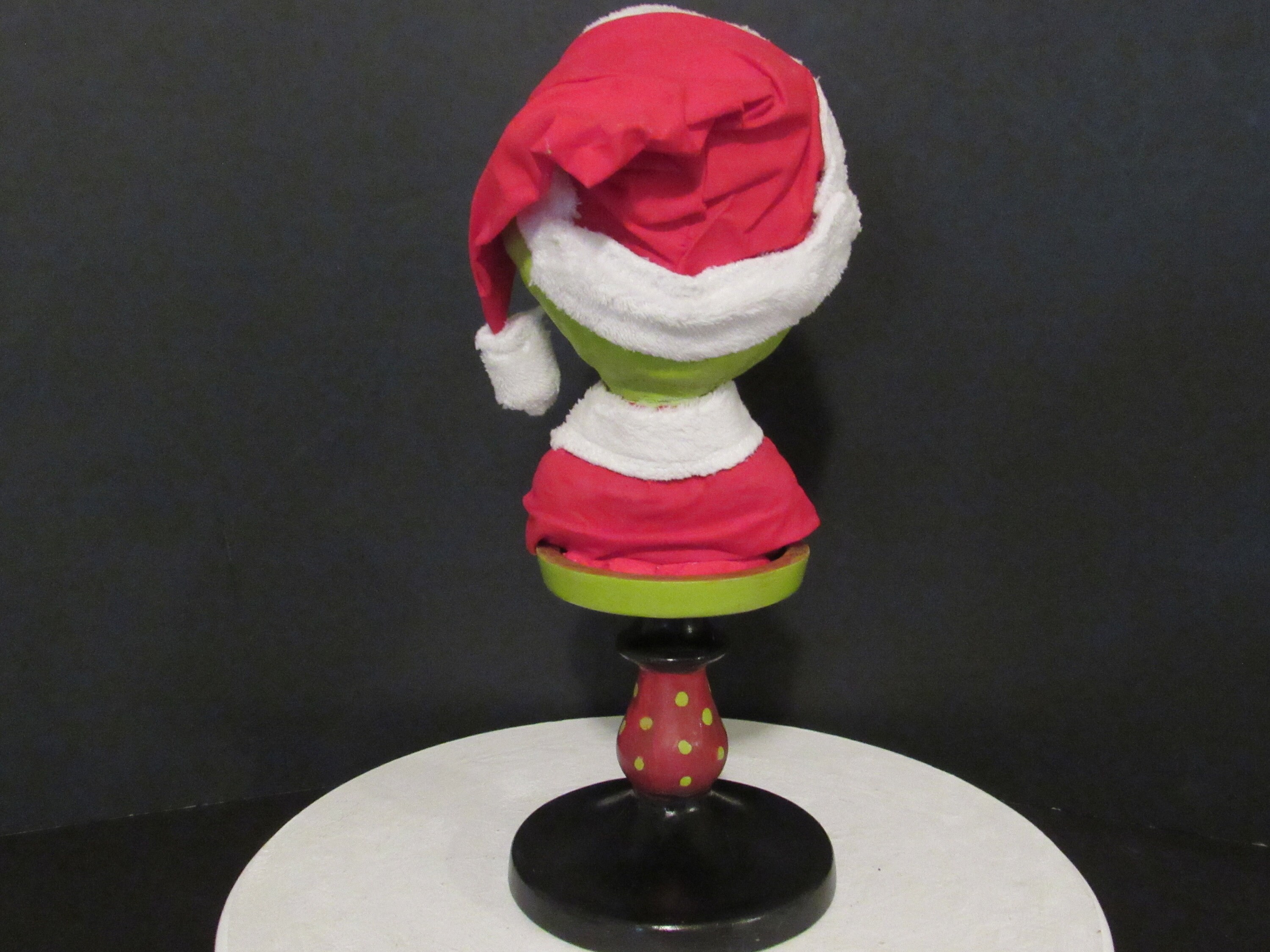OOAK Bust of the Grinch Polymer Clay Bust of Christmas Grinch - Etsy