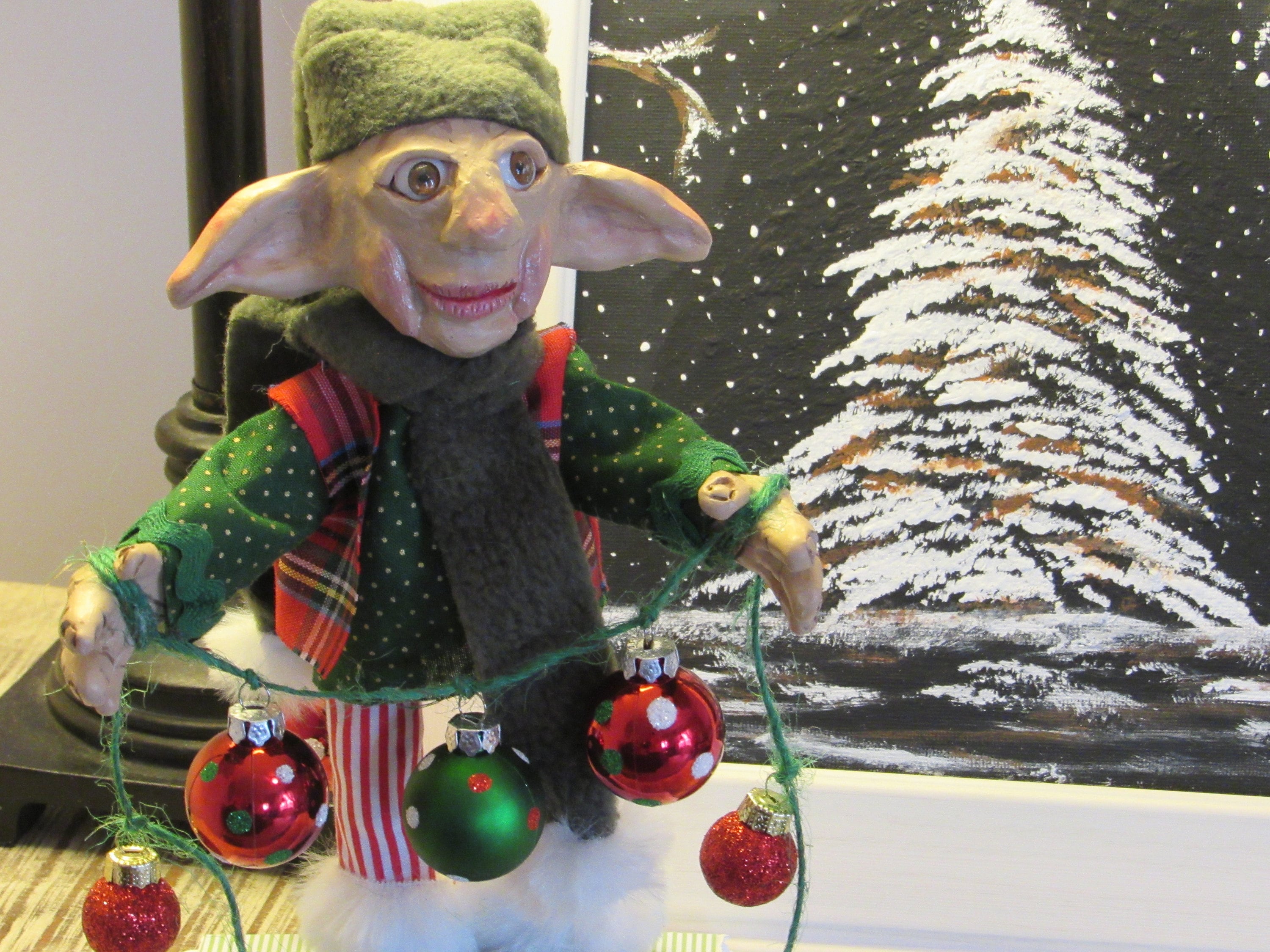 OOAK Elfie Santa's Elf, Christmas Elf by Susan Massey props Not ...