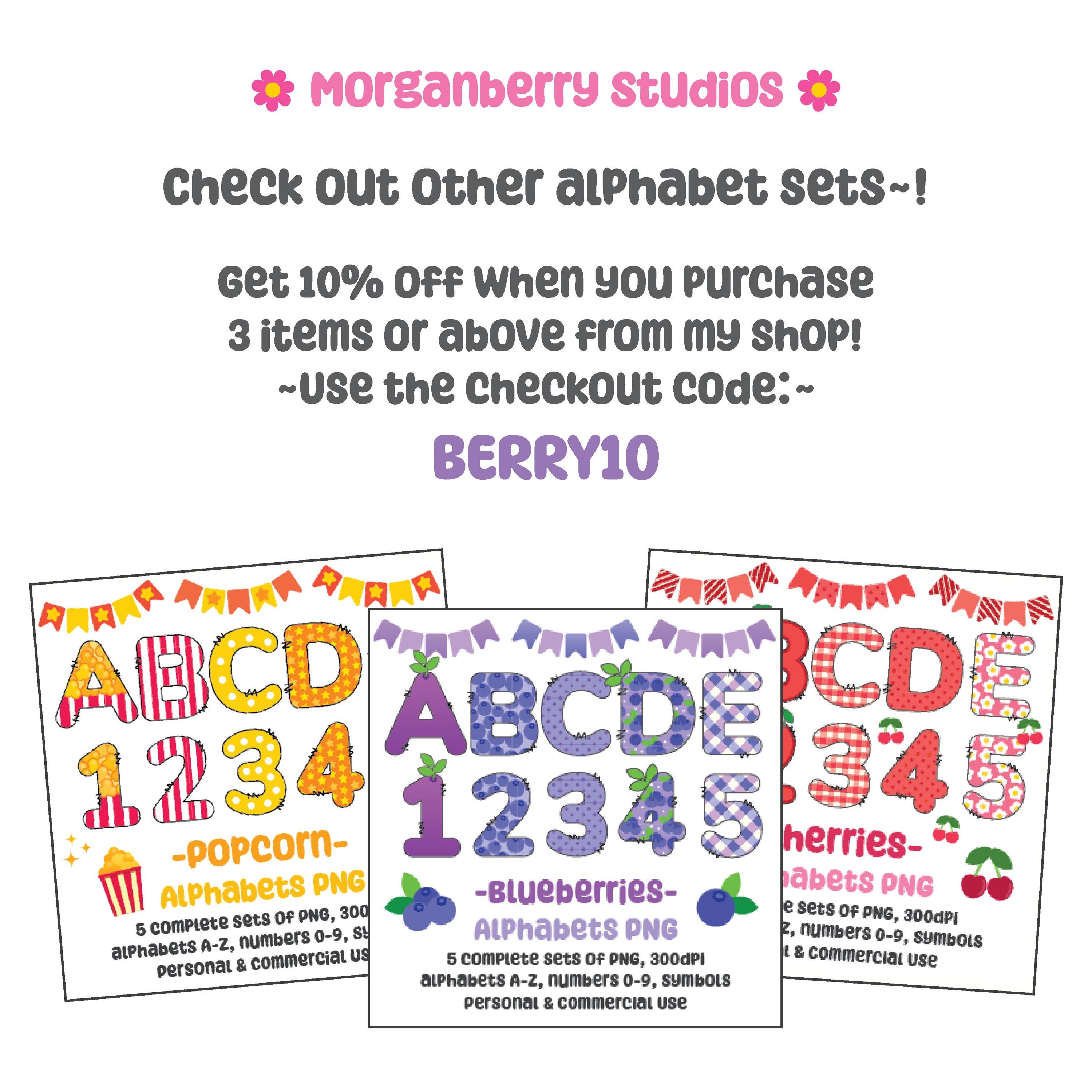 Orange Citrus Alphabet Clipart A-Z, Summer Fruit Alphabet, Fruit ...