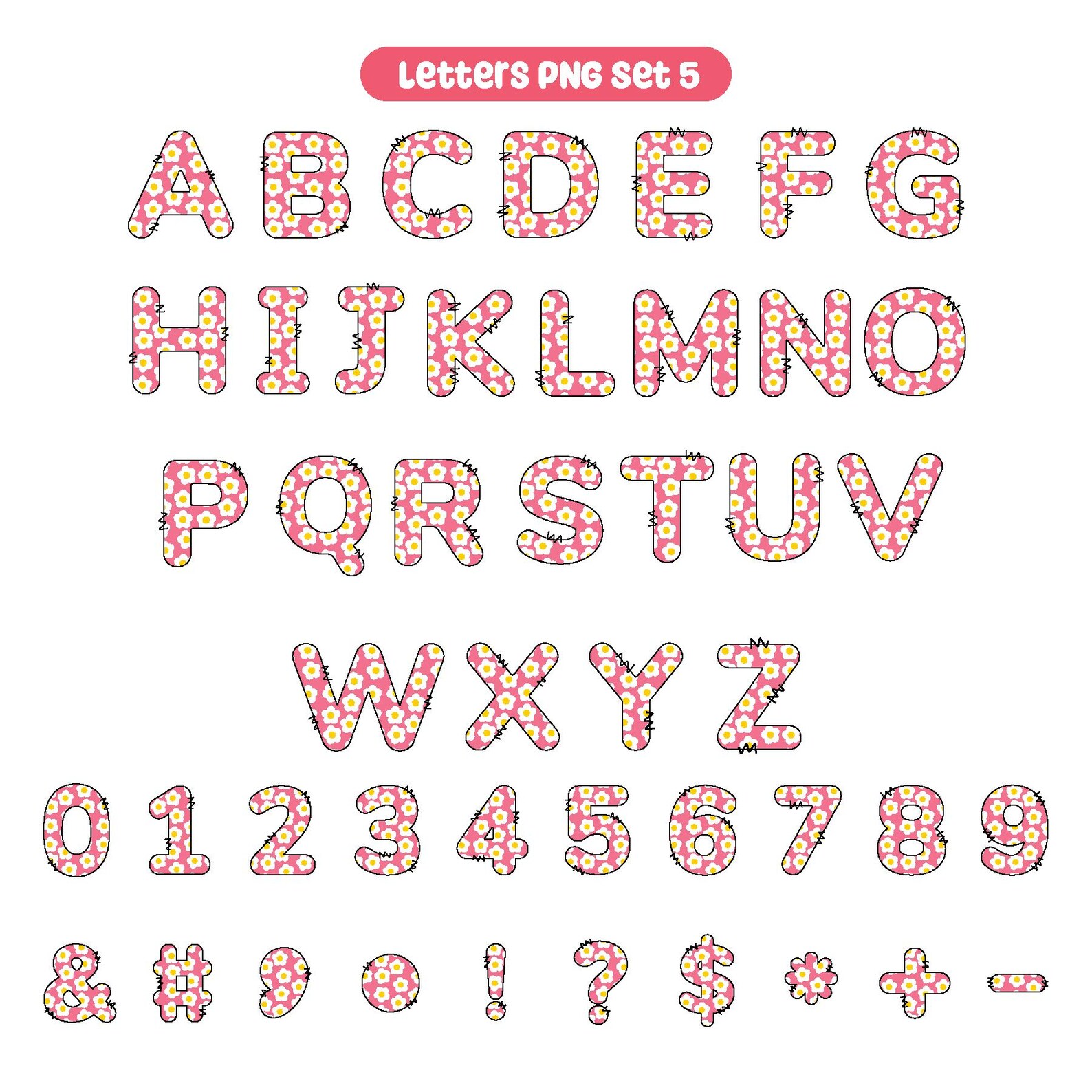 Cherry Alphabets, Cute Cherries Clipart, Cherry Doodle Letters ...