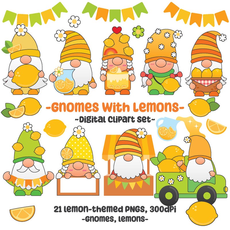 Lemon Gnome - Etsy