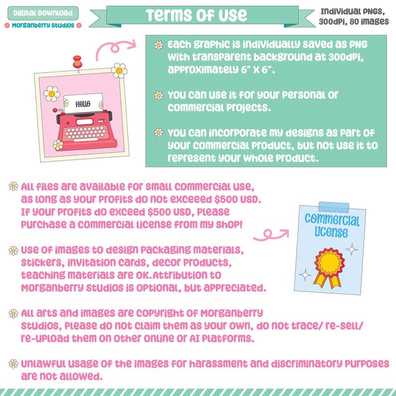 Retro Back to School Clipart, Retro School Clipart, Cute Groovy School ...