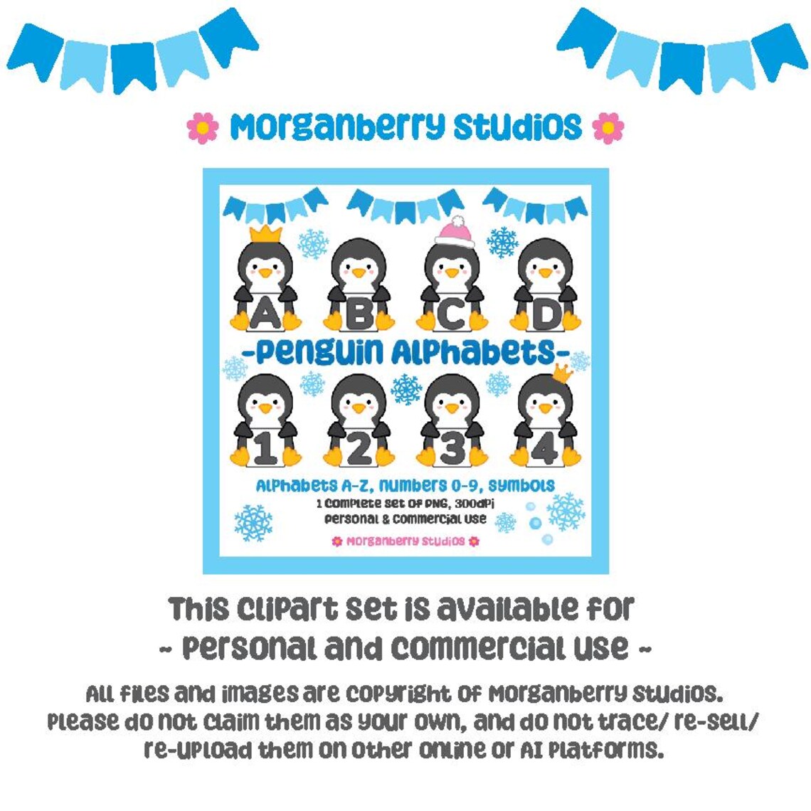 Penguin Alphabet Letters PNG, Penguin Clipart, Winter Clipart, Penguin ...