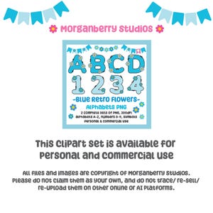 Retro Flower Doodle Alphabet Alpha Bundle PNG, Doodle Letters for ...