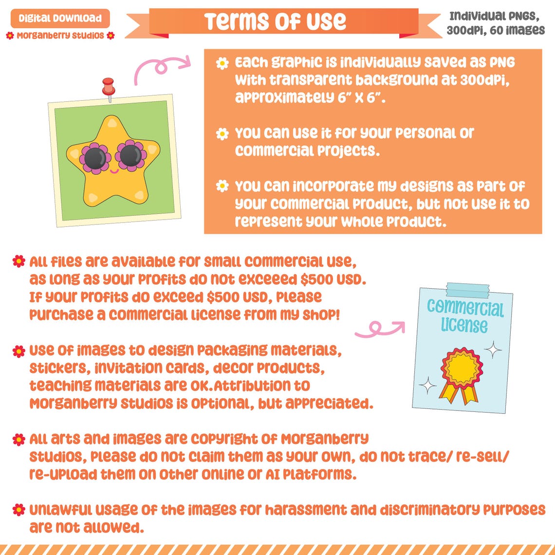 Retro Summer Clipart, Cute Summer Clipart, Beach Clipart, Summer ...