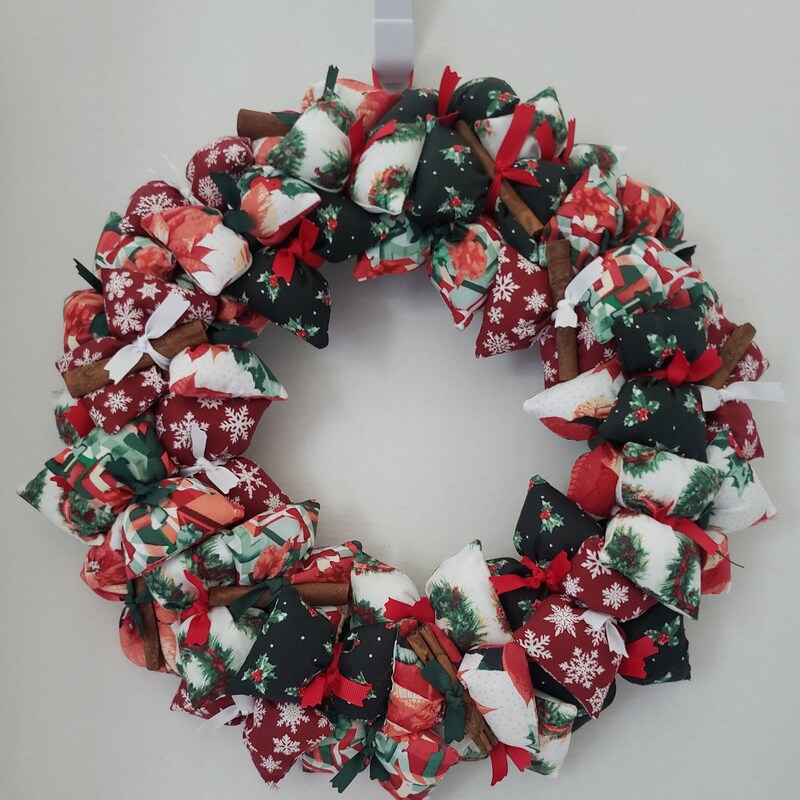 Fabric Wreath - Etsy