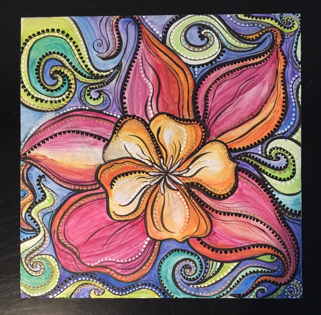 Multi Medium Flower - Etsy