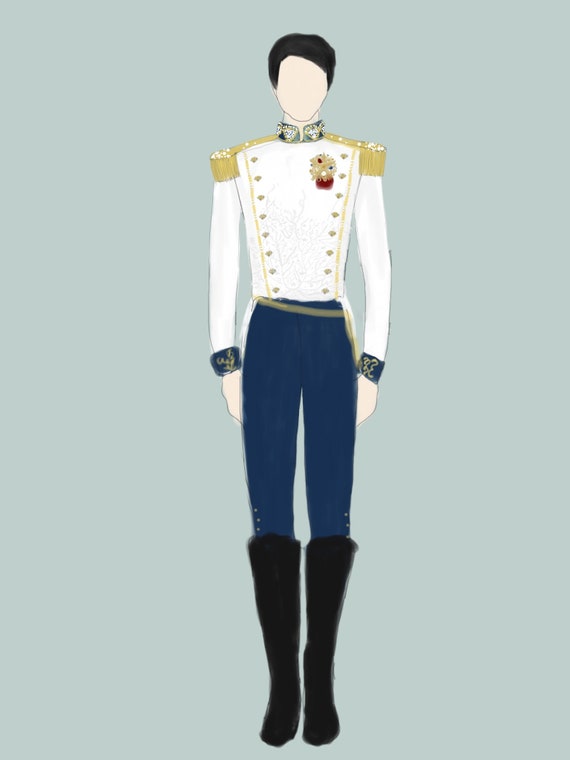 Prince Eric Costume Navy