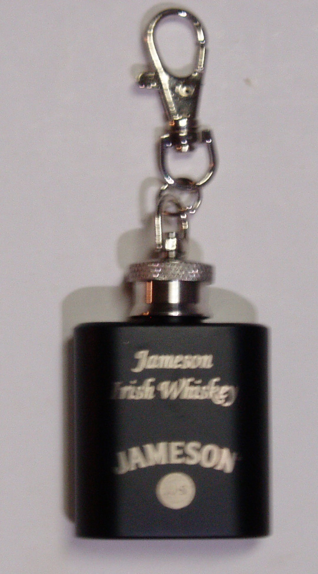 Jameson Whiskey 1 Oz Black Stainless Steel Flask Keychain - Etsy