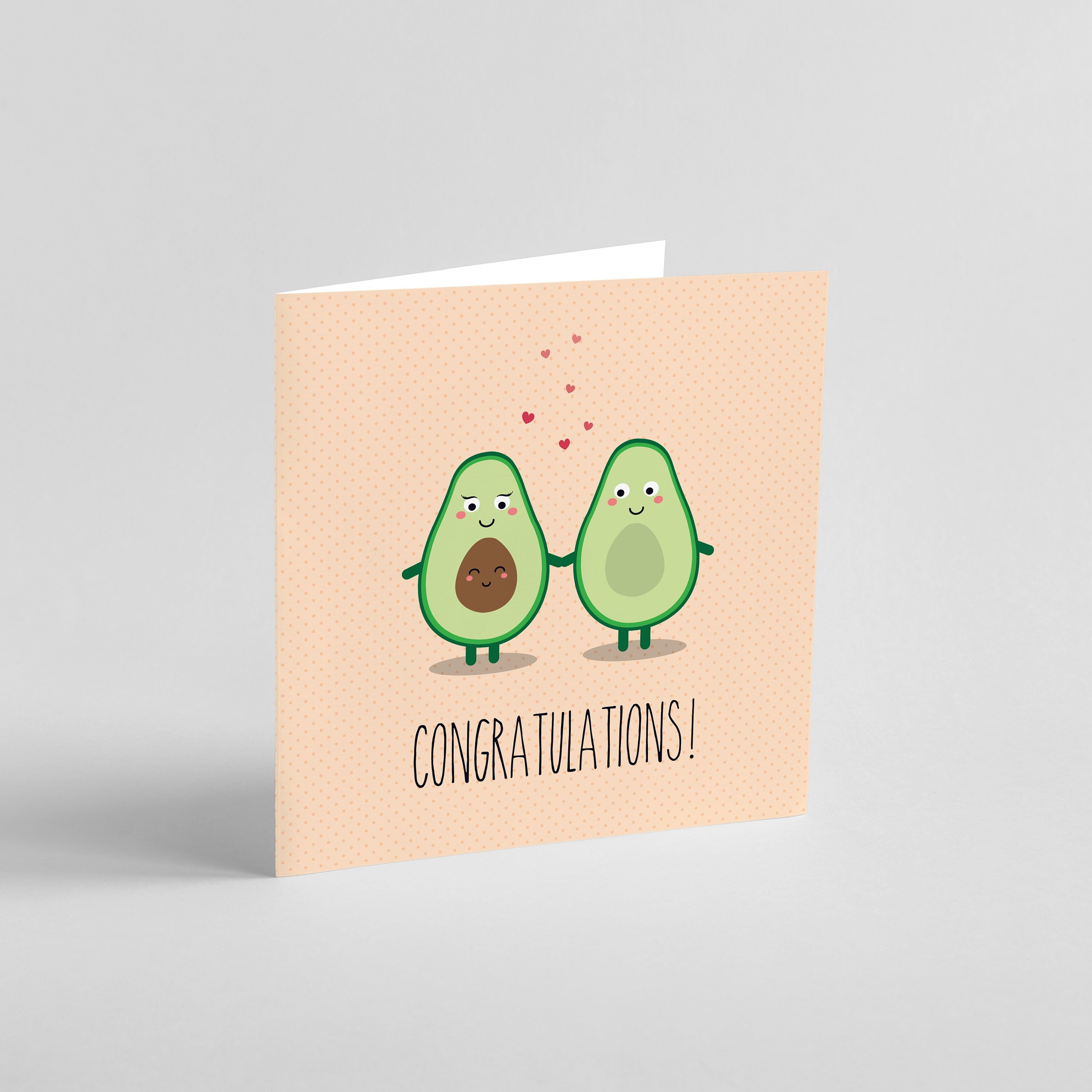 New Baby Greeting Card // Avocado Card // Baby Boy // Baby Girl - Etsy