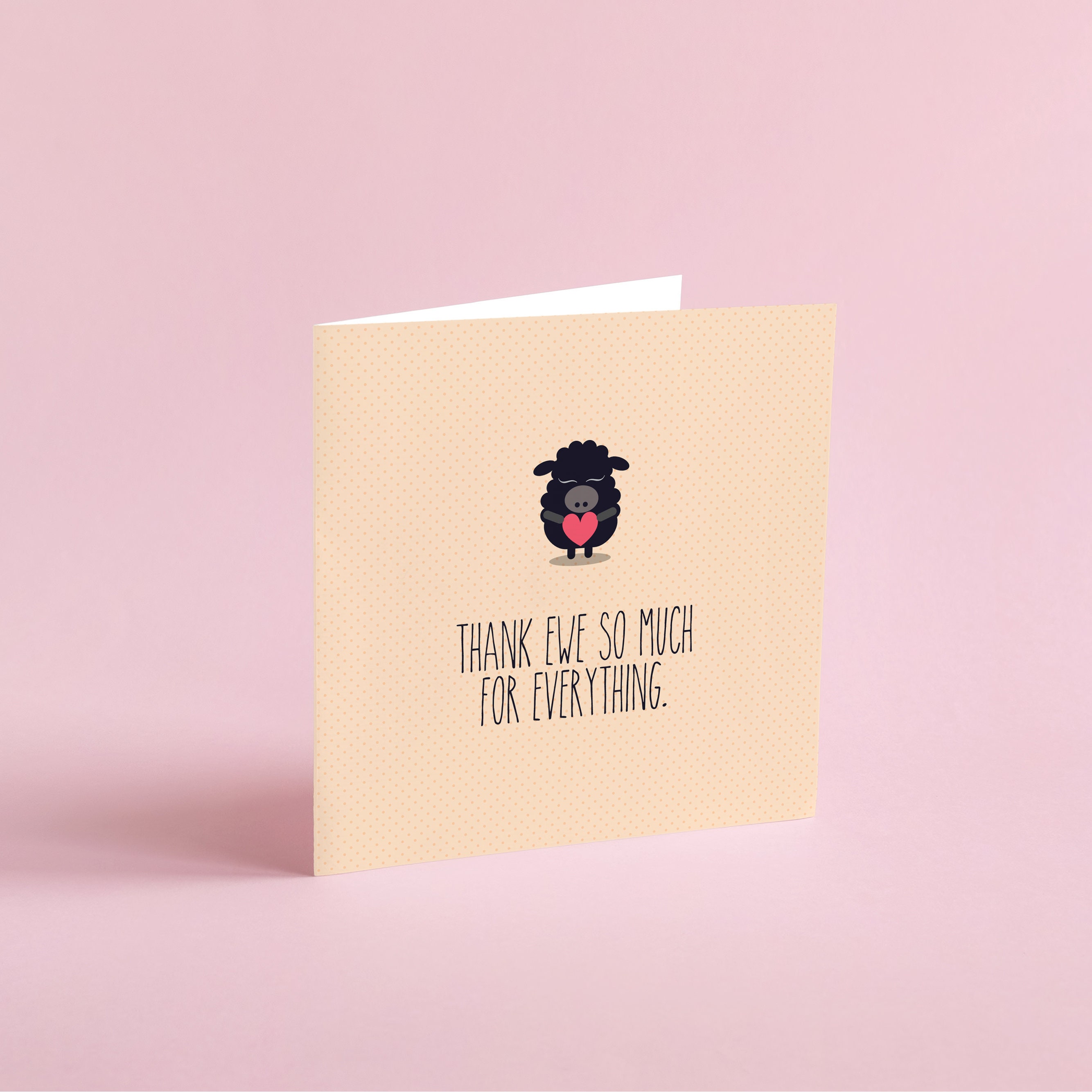 Thank Ewe // Thank You Card // Cute Thank You // Thank Ewe for ...