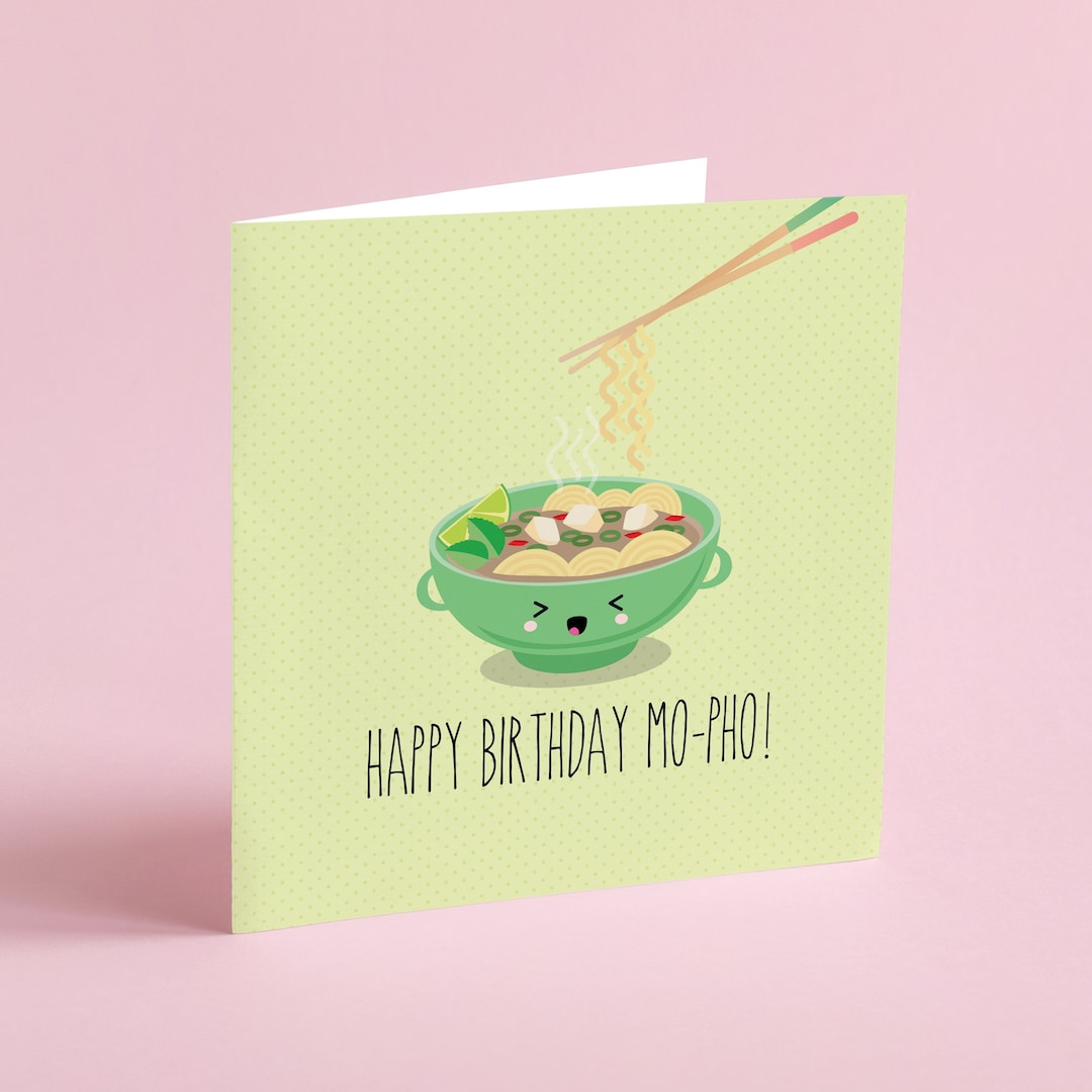 Happy Birthday Mo-pho! // Food Puns // Celebrate // Party // Birthday ...