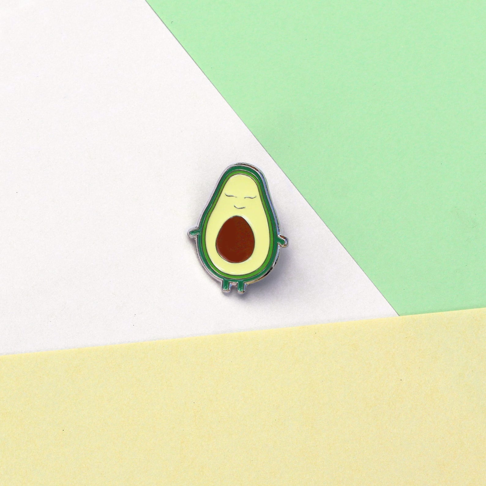 Avocado Enamel Pin Cute Lapel Pin | Etsy