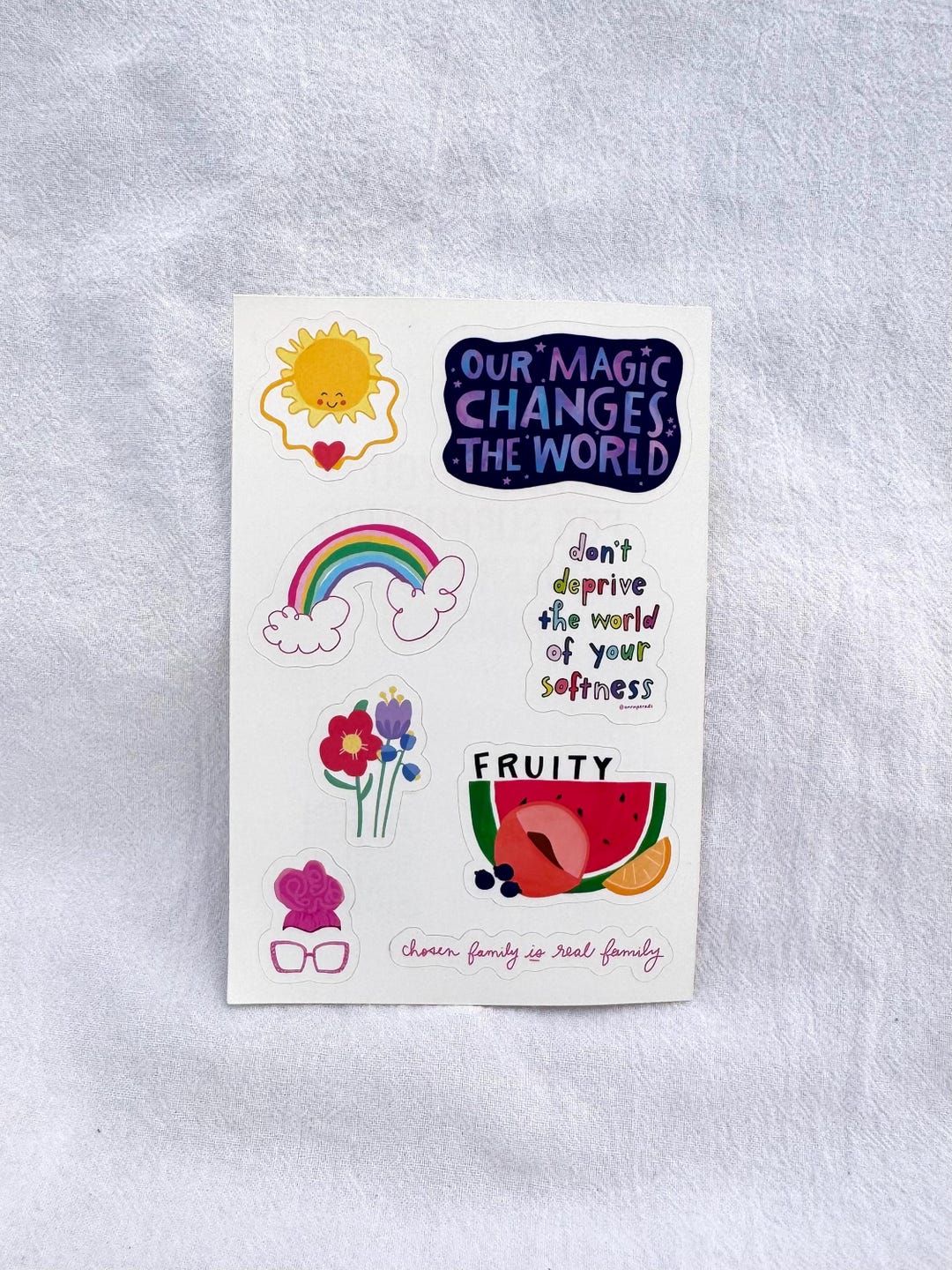 Sticker Sheet! Rainbow Magic Sticker Sheet | Queer Stickers - Etsy