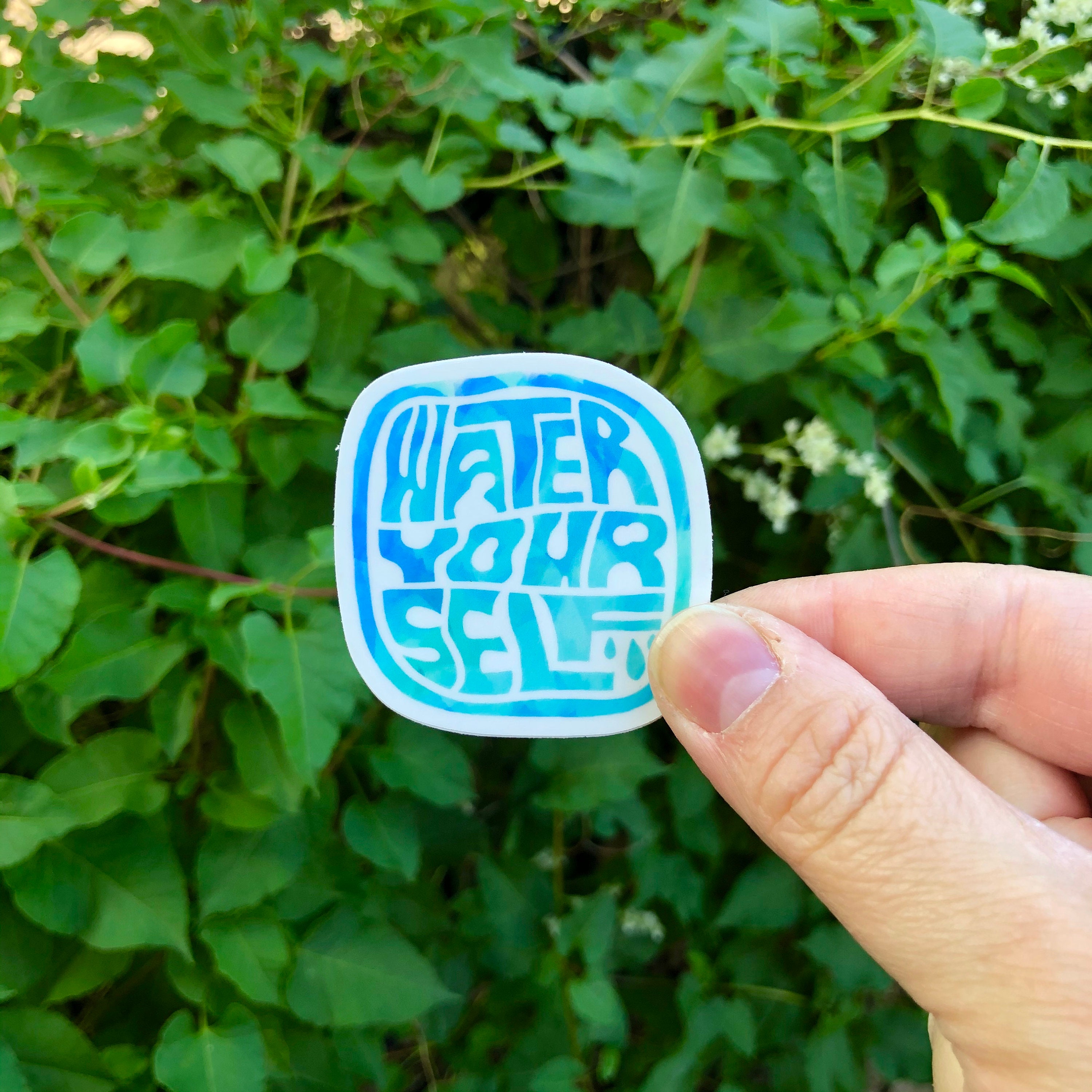 Sticker Water yourself 2 vinyl sticker | Etsy