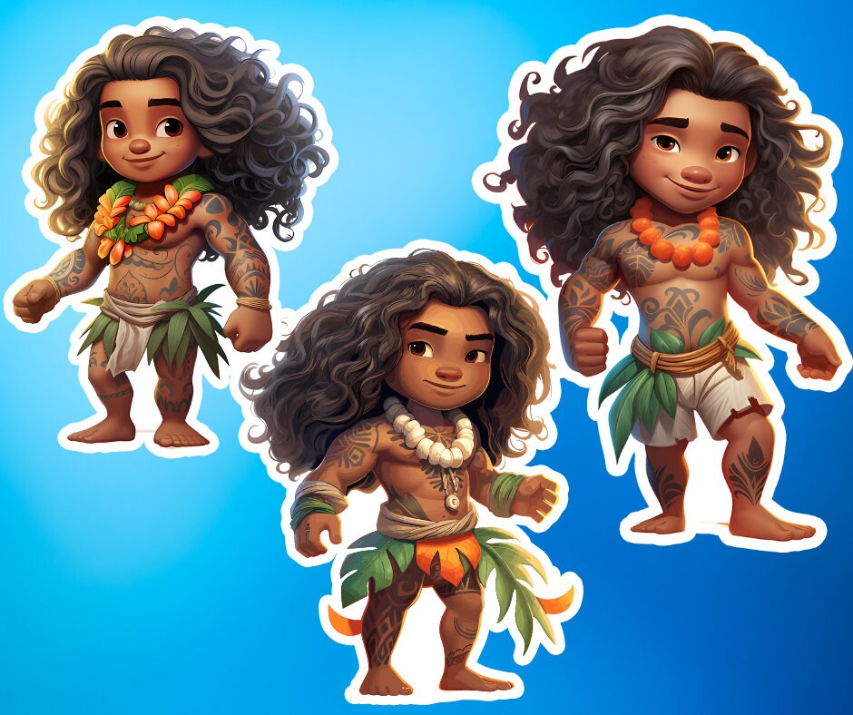 Hula Boy Sticker Collection 1 - Etsy