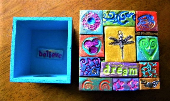 Boho Whimsical Box With Dragonfly | Etsy