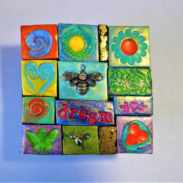 Polymer Clay Mosaic - Etsy