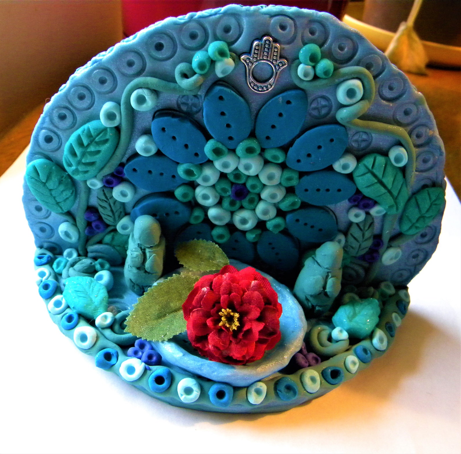 Goddess pagan altar polymer clay shrine | Etsy