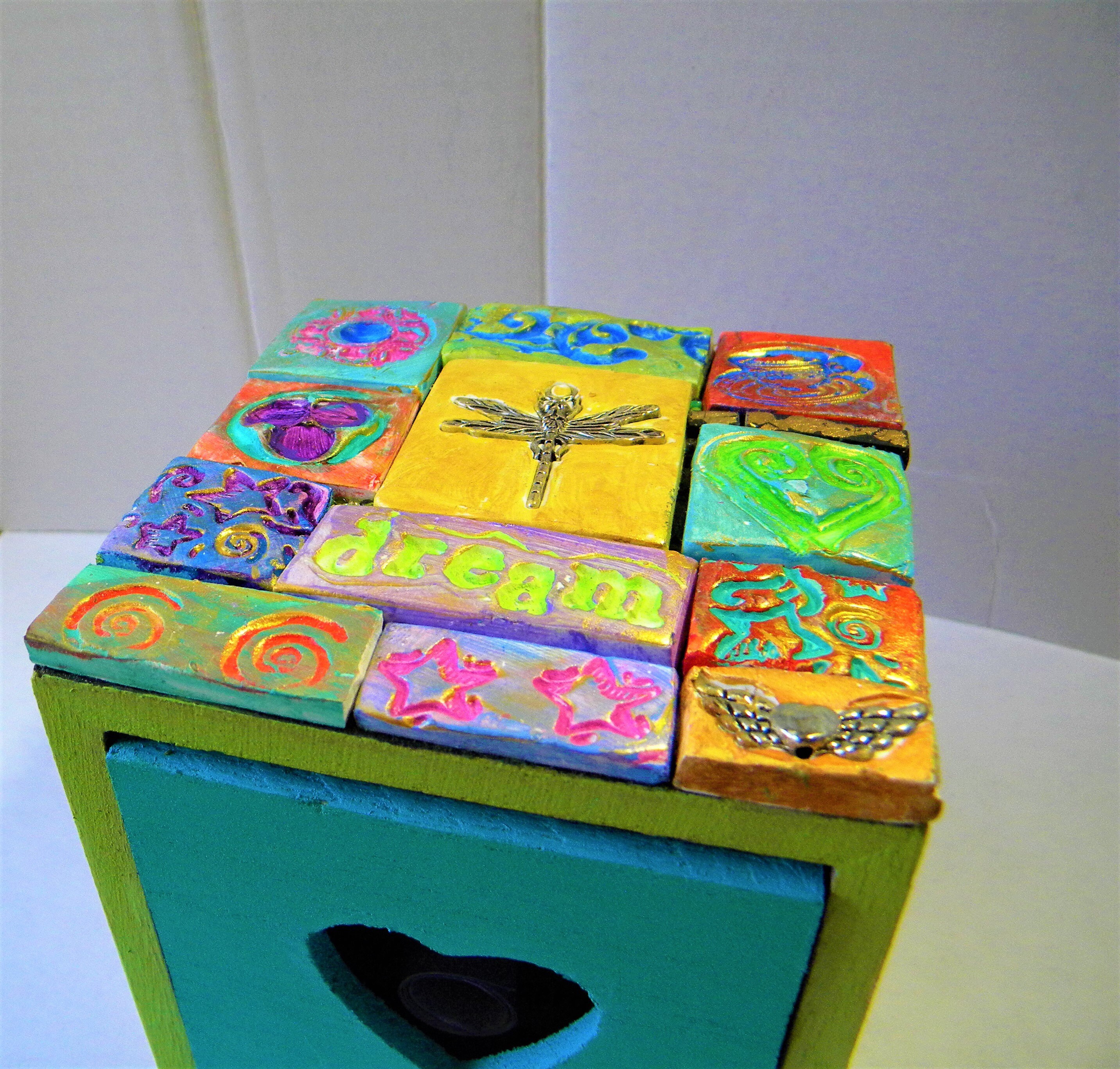 Boho Whimsical Box With Dragonfly | Etsy