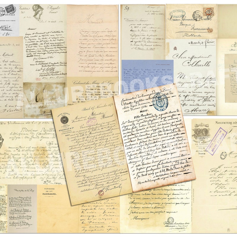 French Letters Paper - Etsy