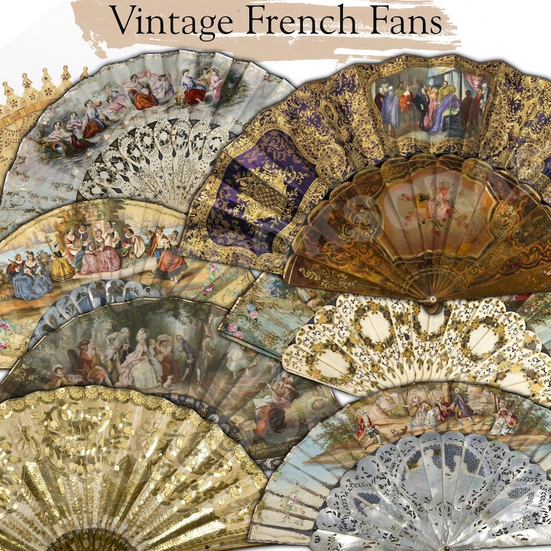 Antique Hand Fan - Etsy