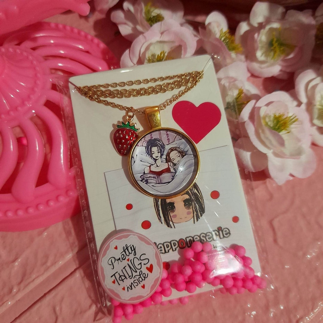 Nana Hachi Strawberry Necklace Nana Jewelry Nana Anime Etsy