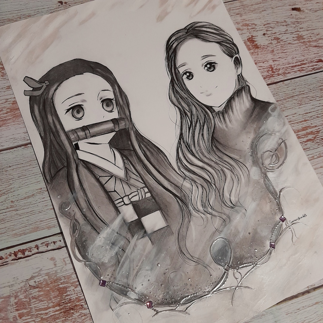 Custom Anime Portrait Anime Portrait From Photo Manga - Etsy