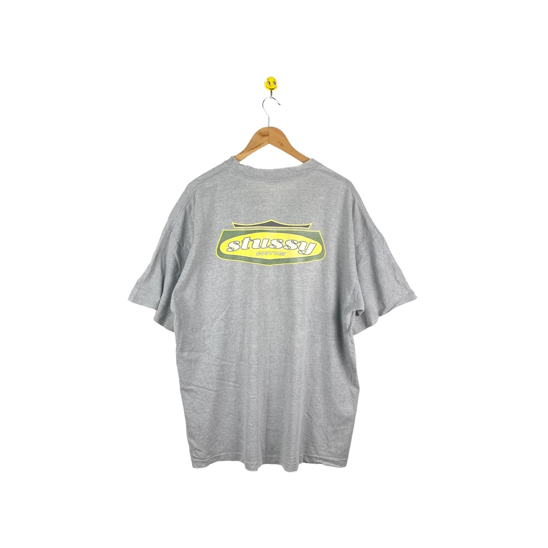 Rare Vintage Stussy T-shirt / 80s / Large Size / Roundneck / Printed ...
