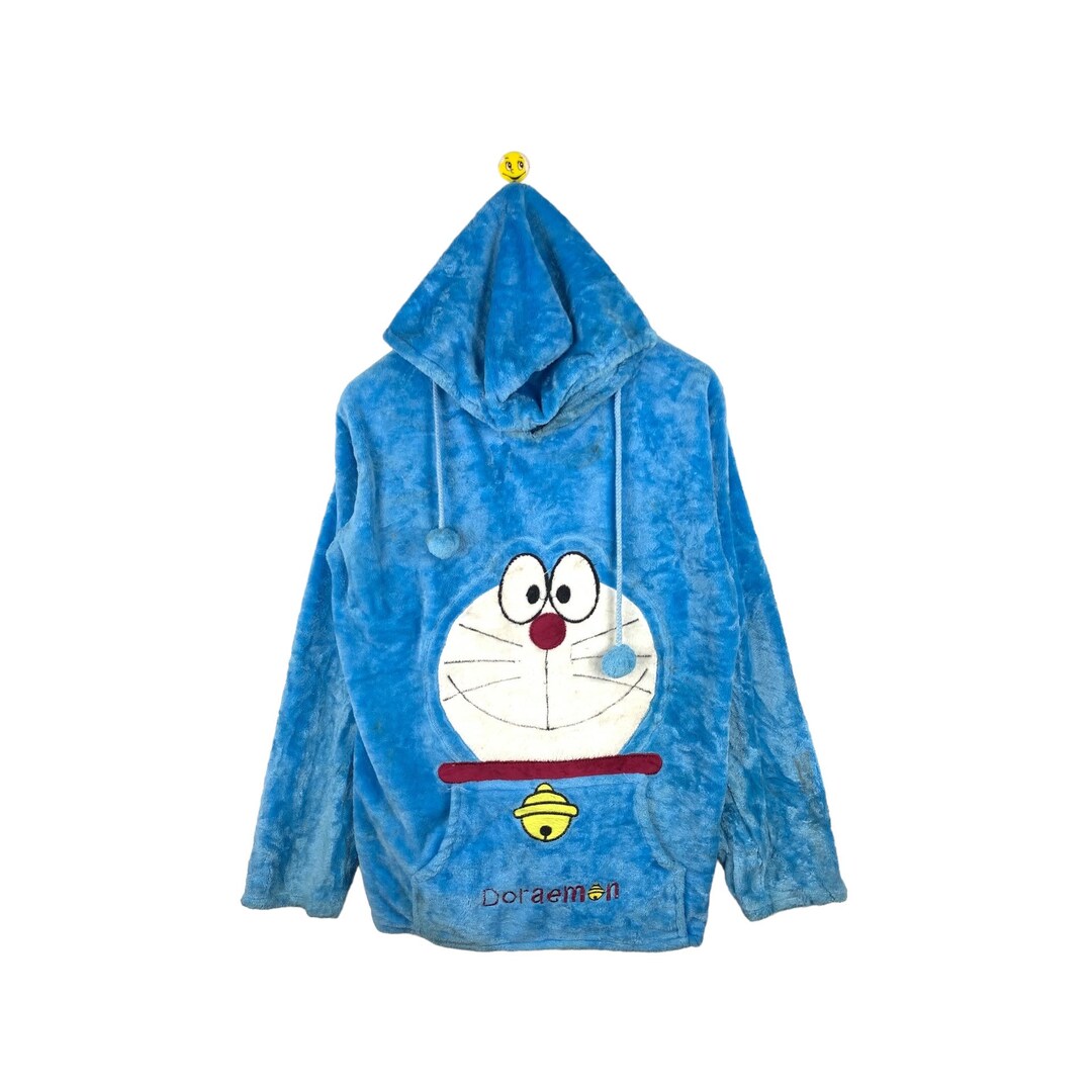 Rare Vintage Doraemon Fleece Hoodies Sweatshirts / Anime Japan Cartoon ...