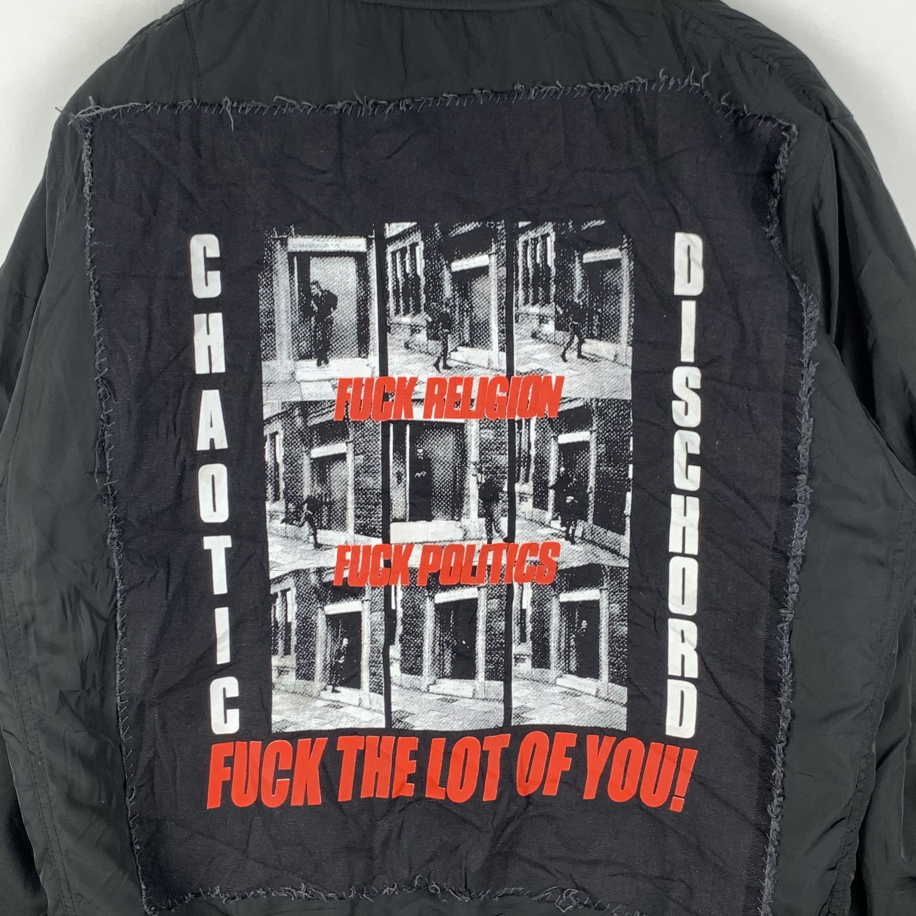 Rare Vintage Bomber Jacket / Band / Vintage Chaotic Dischord Jacket ...