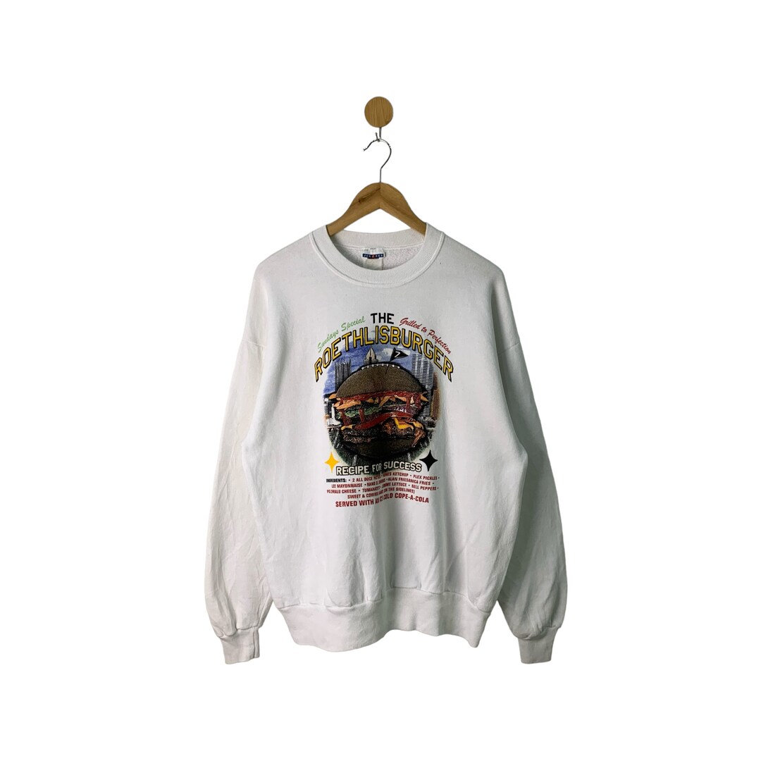 Vintage 90s Roethlis Burger Sweatshirt – Rare Retro Jerzees Pullover ...