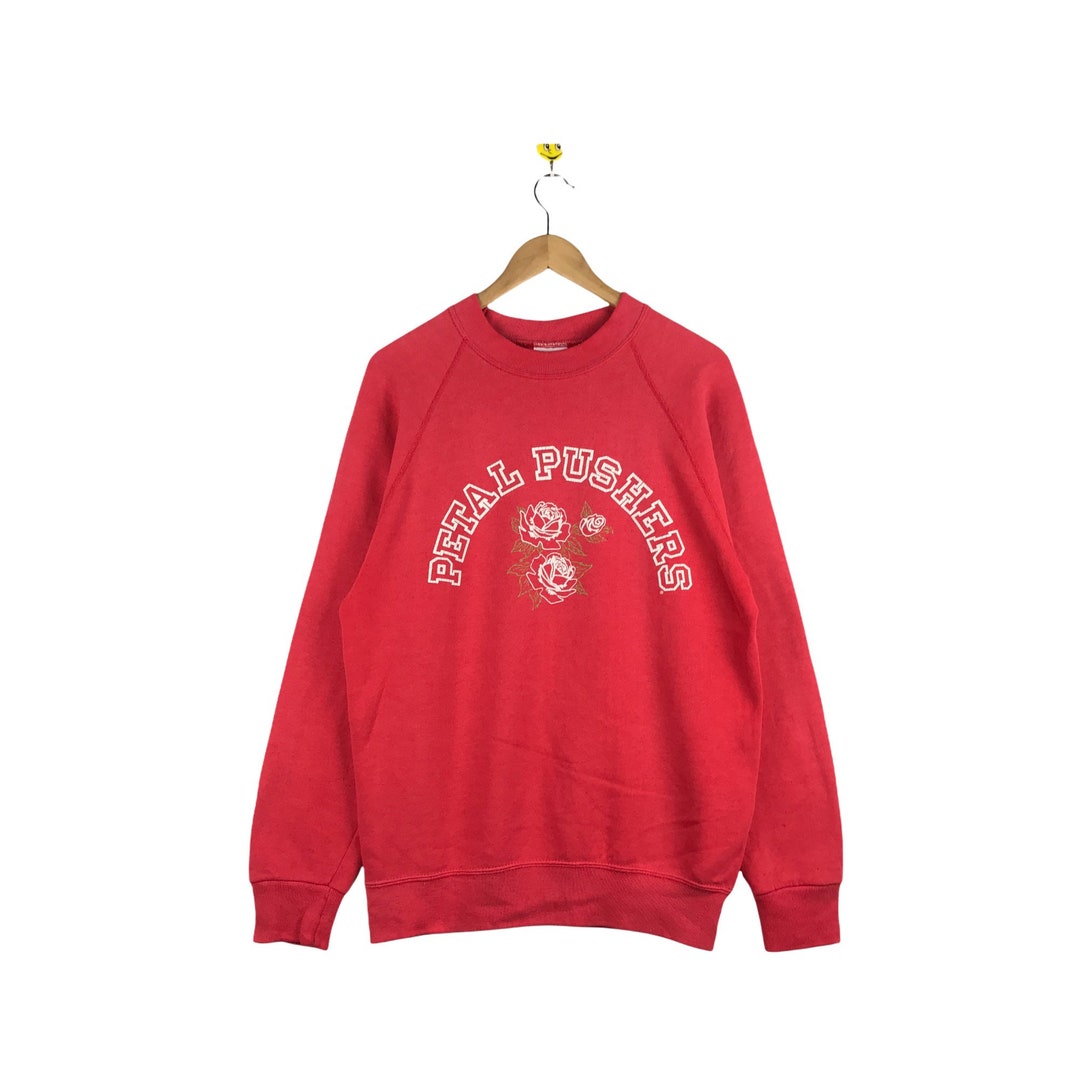 Rare Vintage 90’s Retro Oldschool Jumper Pullover Crewneck Petal ...