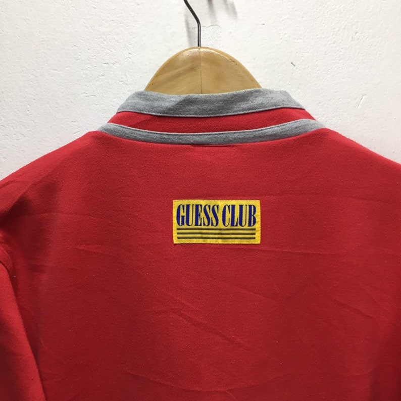 Rare Vintage Guess Club Sport Sweatshirt / Jumper Guess Pullover ...