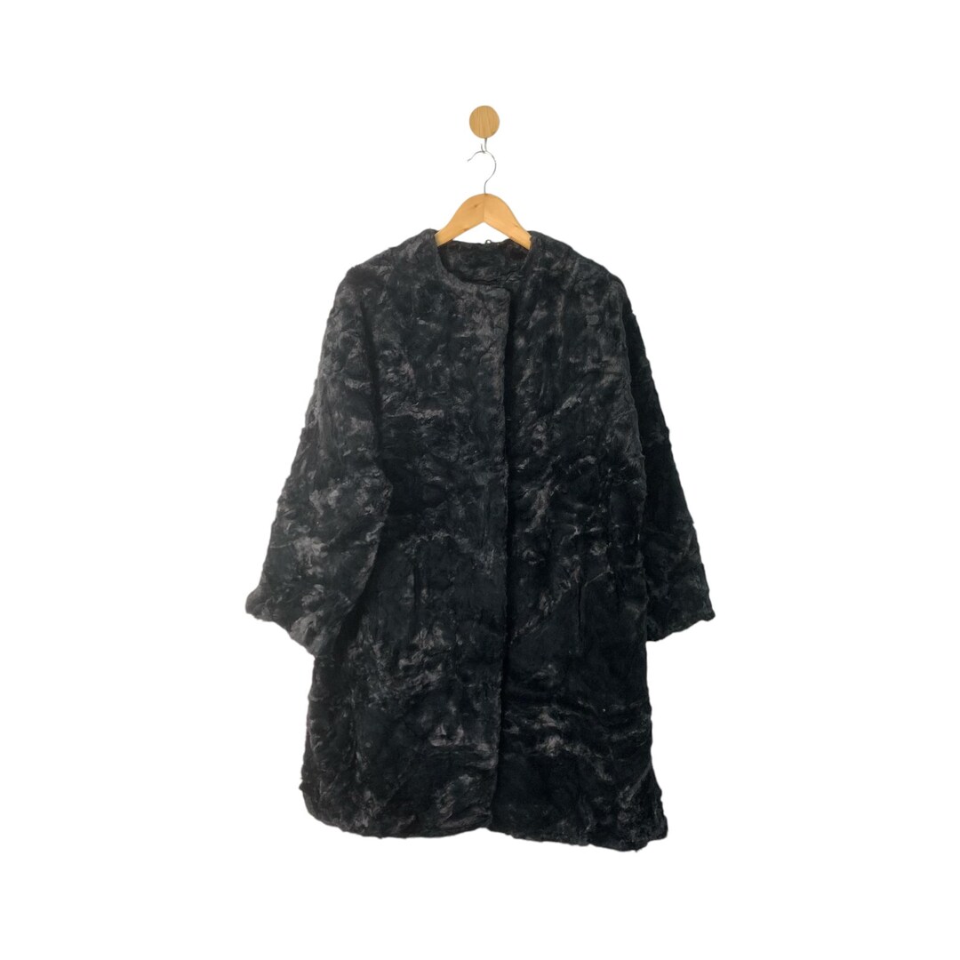 Vintage Carla Carini Coat Jacket Fleece Soft Women Italian Designer ...