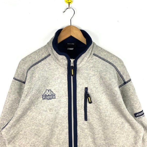 Rare Vintage Kappa Fleece / 80s Kappa / Full Zip Up /… - Gem