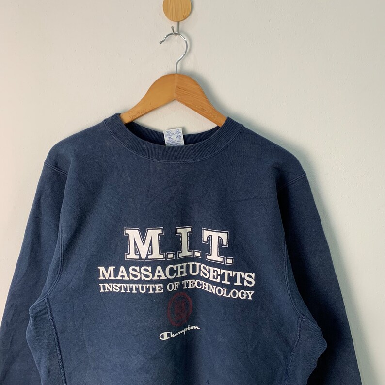 Rare 80s Vintage Champion Reverse Weave MIT University Sweatshirt ...