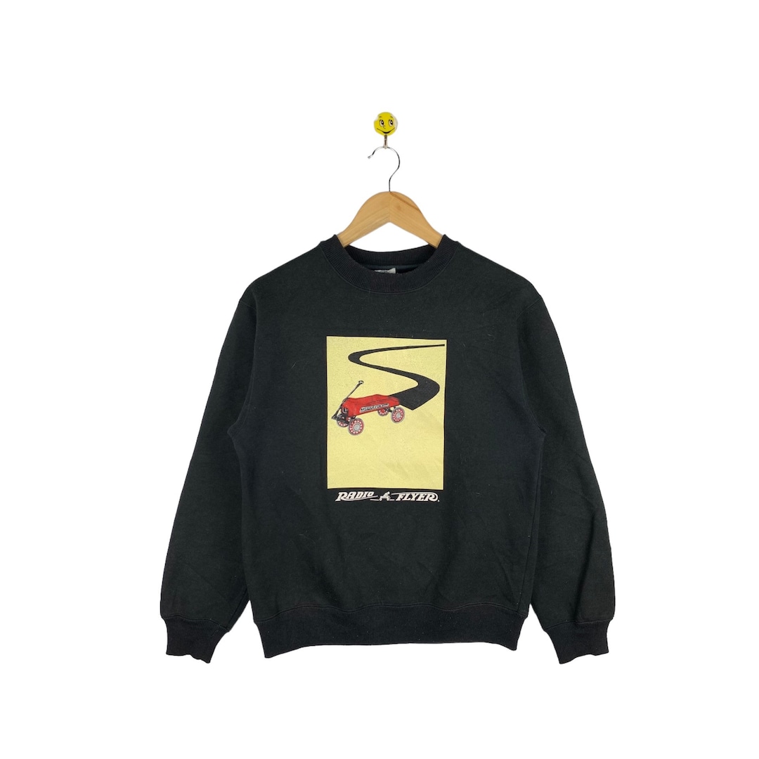 Rare Vintage Radio Flyer Sweatshirt Jumper Pullover Crewneck 90s Shirt ...