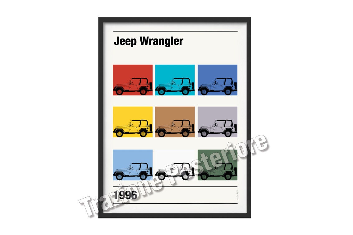 Graphic Poster Jeep Wrangler Theme - Etsy