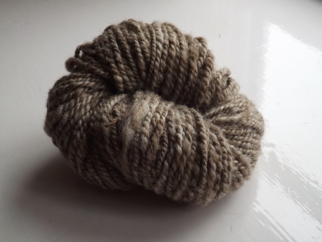 Hand Spun Wool Yarn Shetland Moorit Brown - Etsy